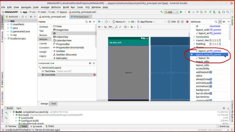 Crear un WebView con Android Studio para cargar una web en una APP ...