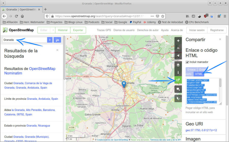 Integra OpenStreetMap en tus aplicaciones web con LeafLet y MapBox ...