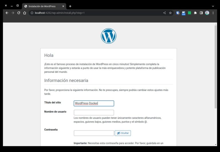 Instalar Wordpress Mysql Phpmyadmin Desde Docker Compose Dani Sánchez Dev